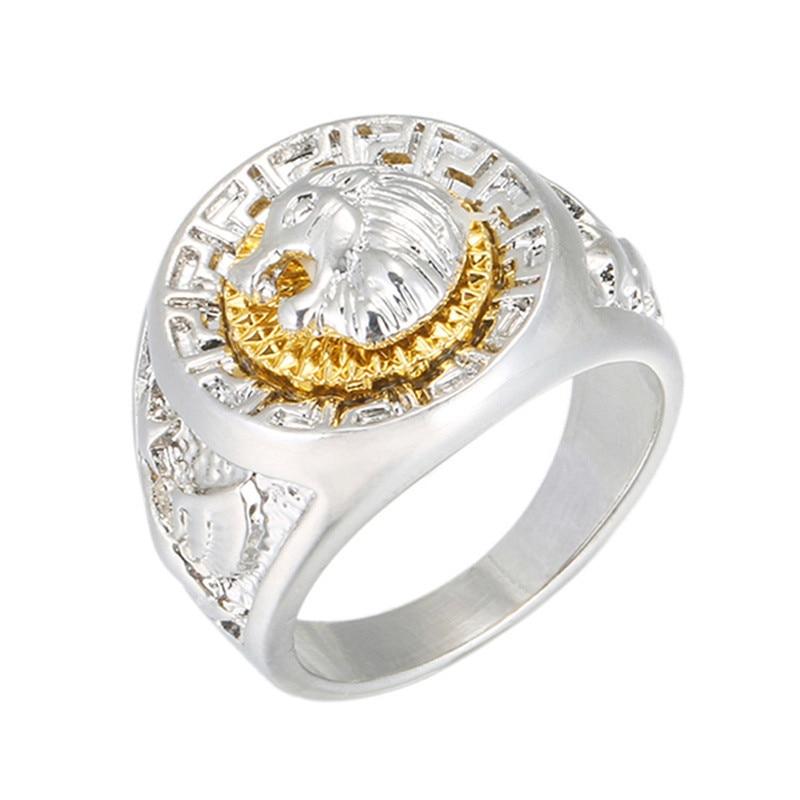 Lion Ring Championship Rings Men Gold Color Rings