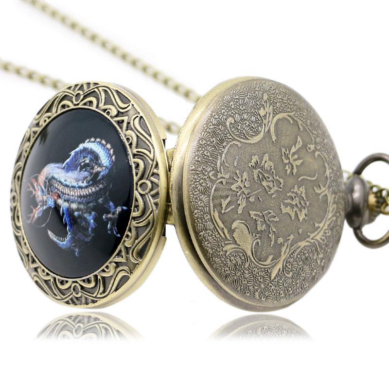 Men's Dragon Themed Pocket Watches