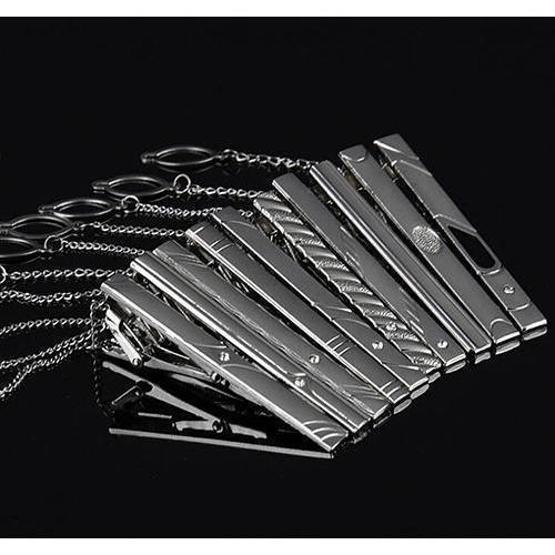 Modern Silver Collection Tie Bars/Clips