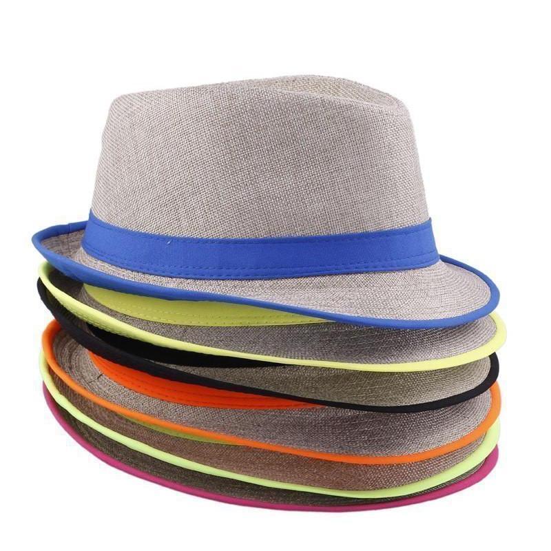 Multi-Color Brim Collection Fedoras - 14 Colors