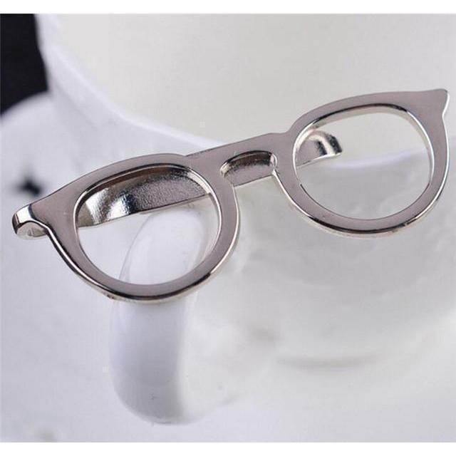 Nerdy Spectacles Collection Tie Bars/Clips - 3 Colors