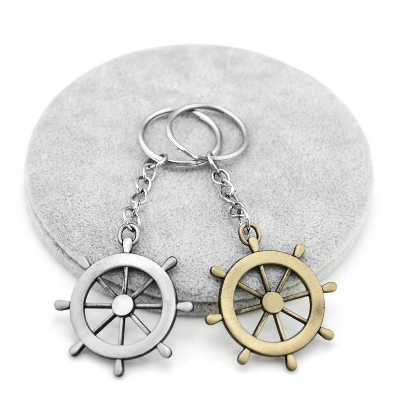 Vintage Gold Anchor Collection Key Chains - 5 Colors & Styles